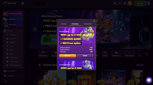 SlotRave Casino 🎰 Startpagina voor Nederlandse spelers