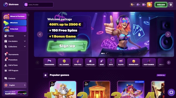 SlotRave Casino 🎰 Startpagina voor Nederlandse spelers