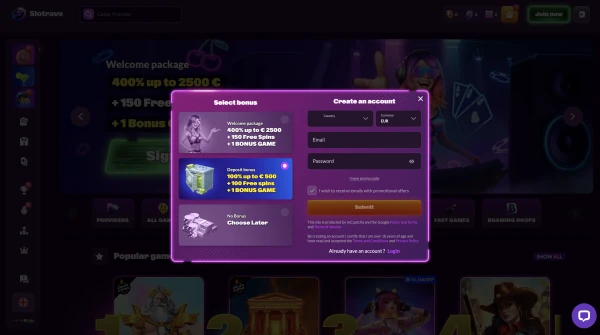 SlotRave Casino 🎰 Startpagina voor Nederlandse spelers